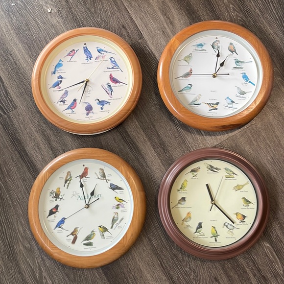 Audubon | Wall Decor | Bird Clocks | Poshmark